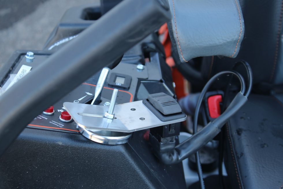 KAGE Electric Grass Deflector Lawn Mower Chute Blocker